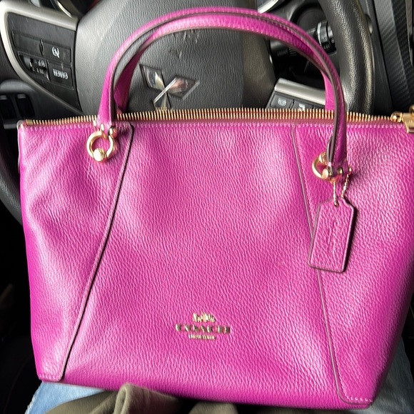 Bags | Brand New Purple Coach Bag Lots Of Room To Carry All Your ...